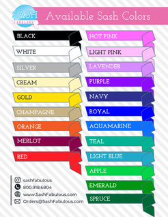 Pageant Sash Style 1 – SashFabulous