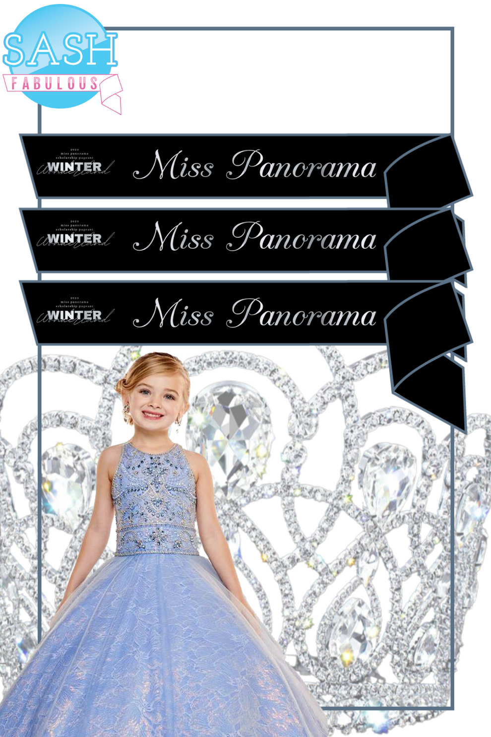 Pageant Sash Style 3 – SashFabulous