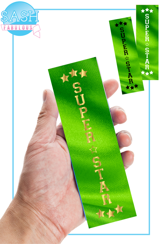 Award Ribbons - SUPER STAR – SashFabulous
